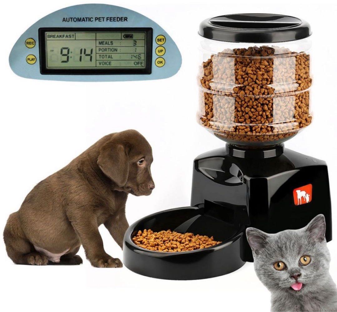 Automatic Pet Feeder 5.5l, Pet Supplies, Homes & Other Pet Accessories ...