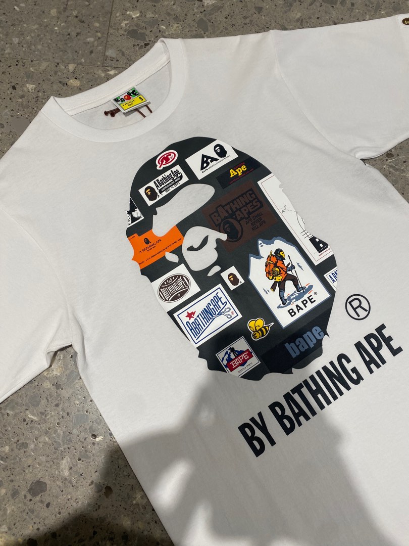 BAPE MULTI LABEL BY A BATHING APE TEE, Men's Fashion, Tops & Sets ...