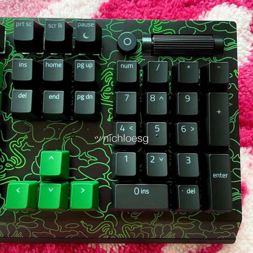 SALE ️BAPE X RAZER NEON CAMO BLACKWIDOW V3, Computers & Tech, Parts ...