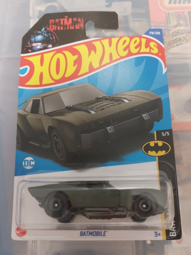 【Batman batmobile】（另有黑色，灰色版本可供選擇）全新風火輪深綠色蝙蝠俠"batmobile"合金模型玩具車 deep ...