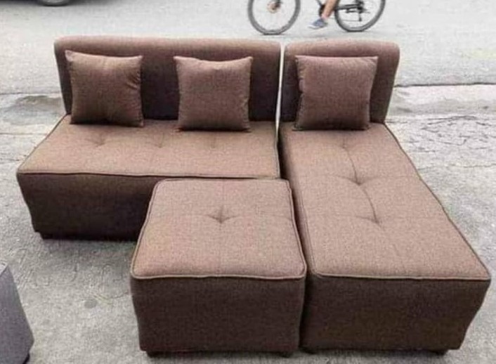 beds double deck L - SHAPE SOFA SET stock 442, Furniture & Home Living ...