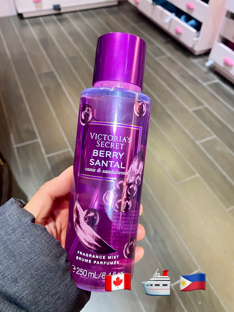 Berry Santal Victoria's Secret Fragrance mist, Beauty & Personal Care ...