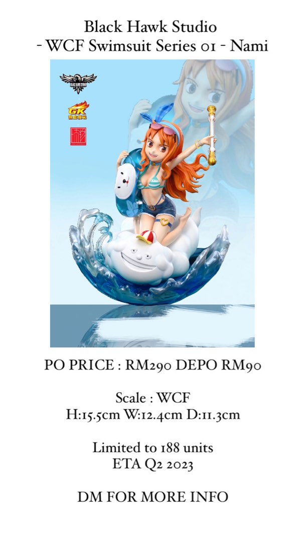 Black Hawk Studio - WCF Swimsuit Series 01 - Nami, Hobbies & Toys, Toys & Games on Carousell