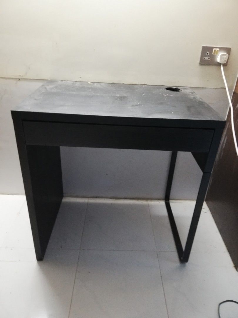 Black Study Table / Desk, Furniture & Home Living, Furniture, Tables ...