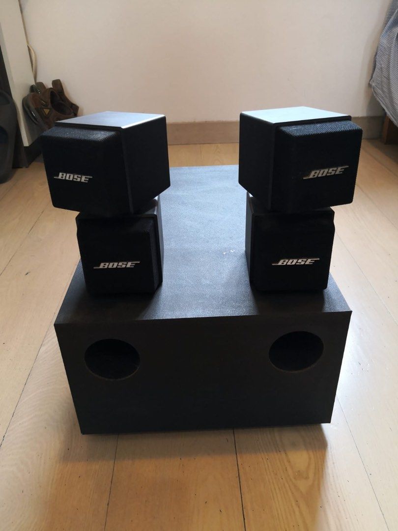 Bose speaker system Model AM5 -2 cubic +1 subwoofer., 音響器材, Soundbar、揚聲器、藍牙喇叭、耳擴 - Carousell