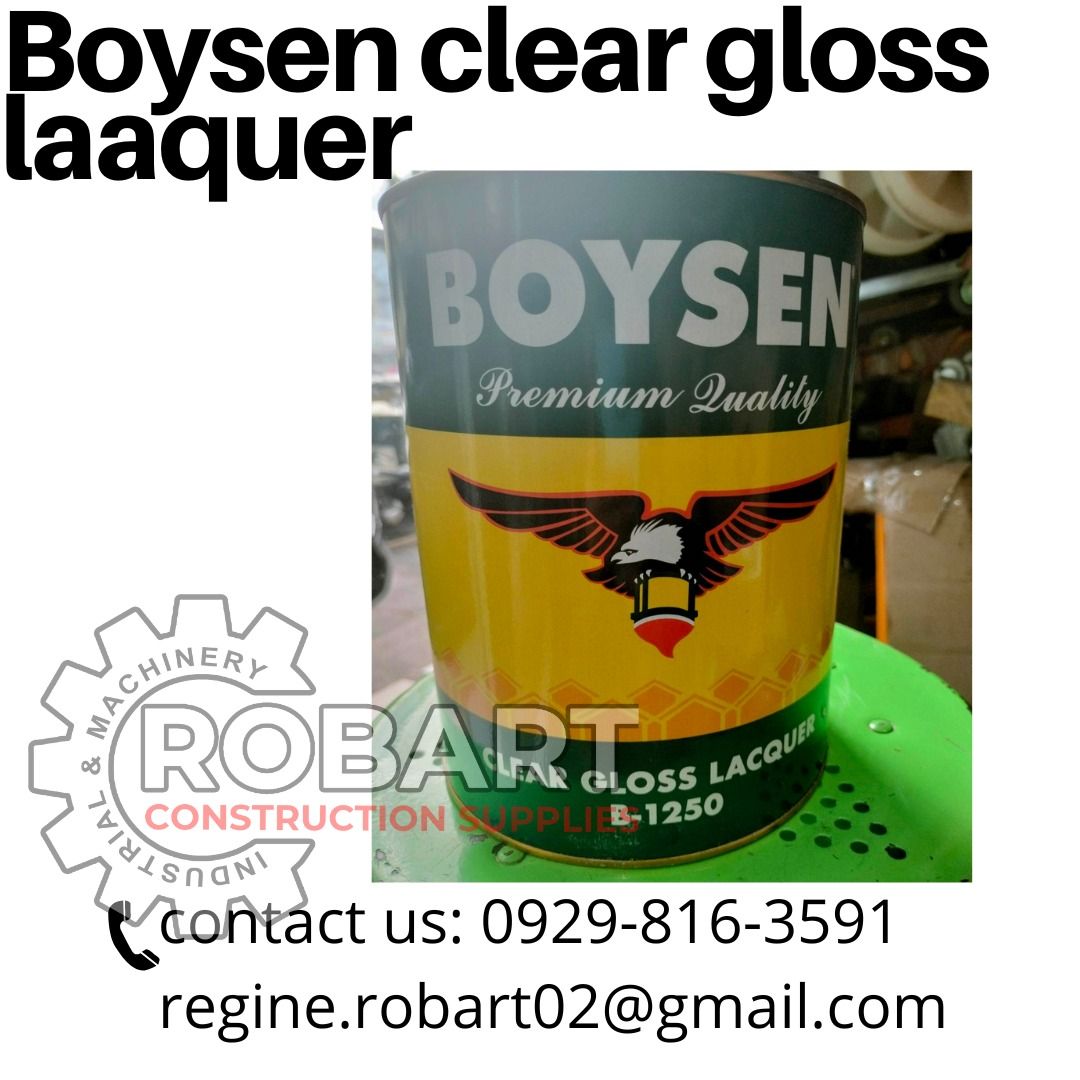 Boysen clear gloss laaquer, Commercial & Industrial, Construction Tools ...