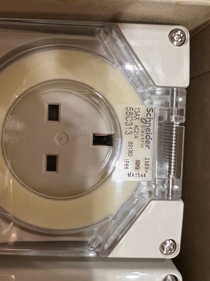 Brand New! Schneider 56 Series Waterproof Socket Outlet, TV & Home Appliances, Other Home ...