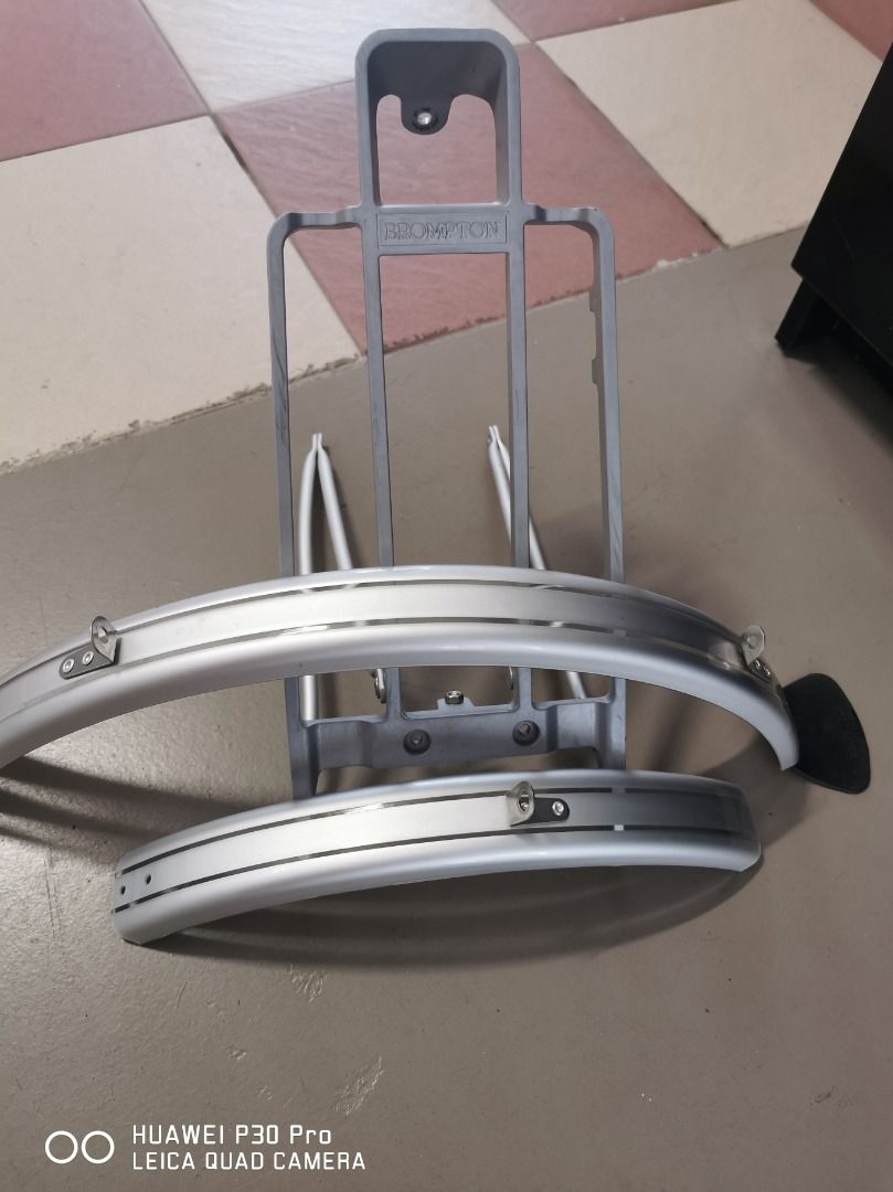 Brompton original rack and mudguard, Sports Equipment, Bicycles & Parts ...