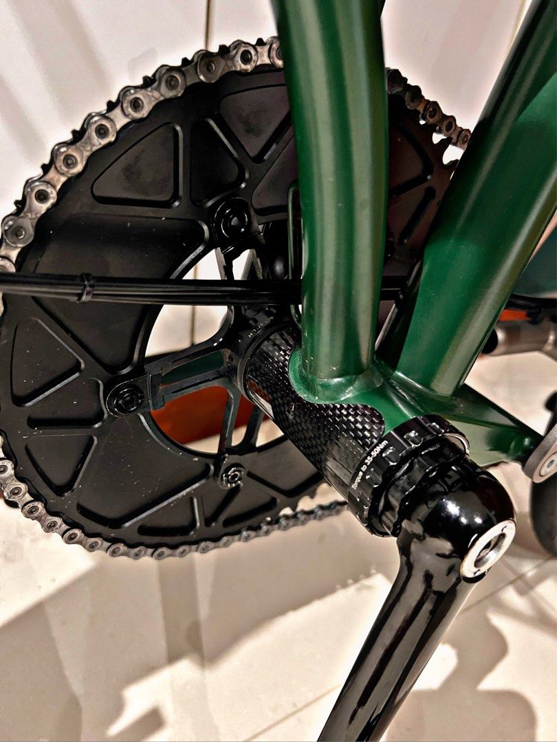 Brompton Superlight Racing Green M3EX, Sports Equipment, Bicycles ...