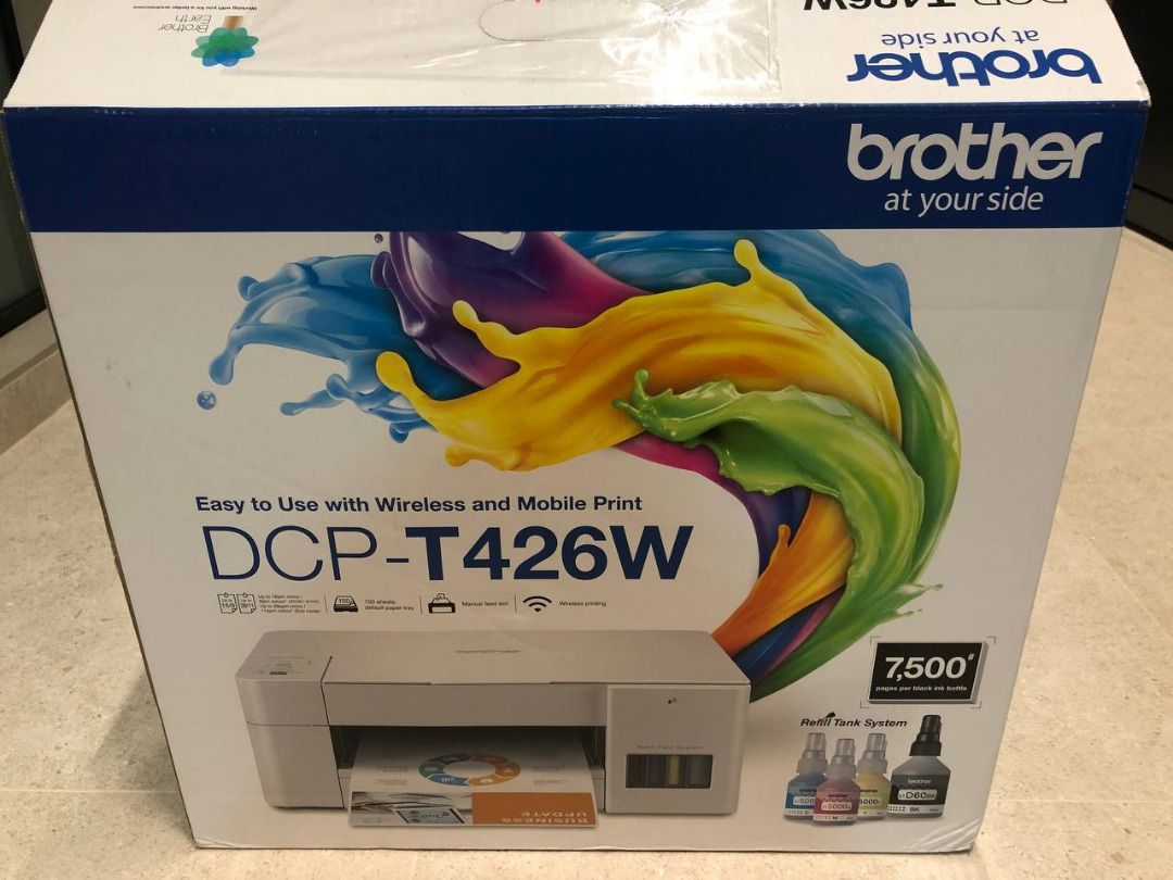 Brother DCP-T426W Ink Tank Printer | A4 3-in-1 Wireless Colour Ink Tank ...