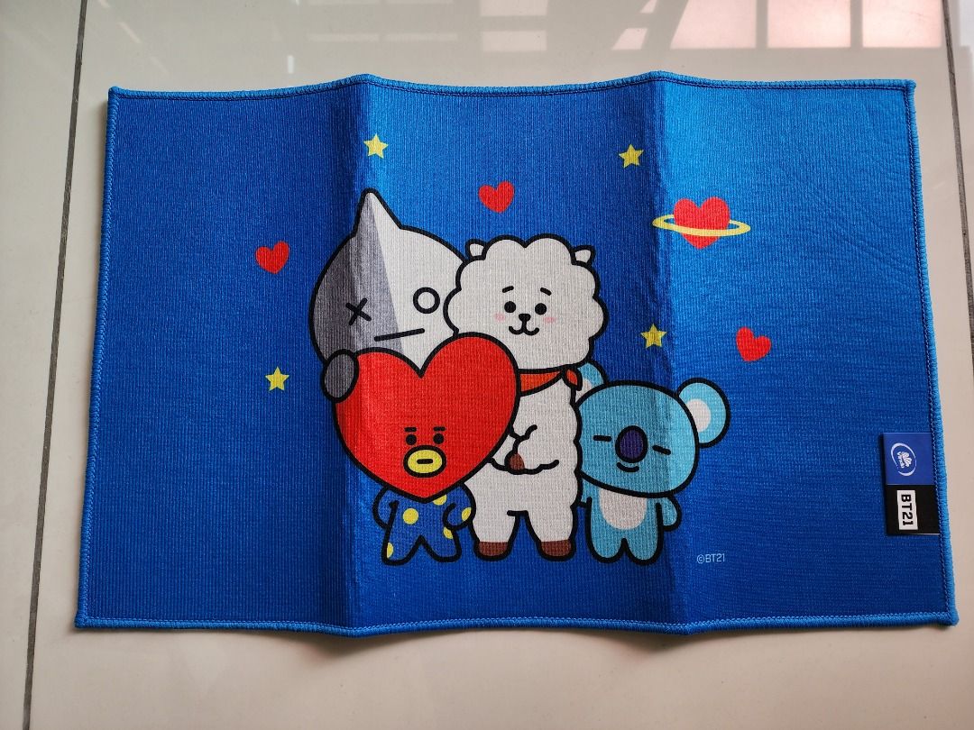 BT21 X BTS Mat, Hobbies & Toys, Collectibles & Memorabilia, K-Wave on ...