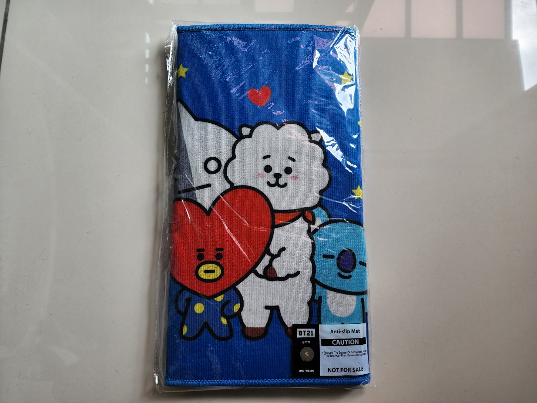 BT21 X BTS Mat, Hobbies & Toys, Collectibles & Memorabilia, K-Wave on ...