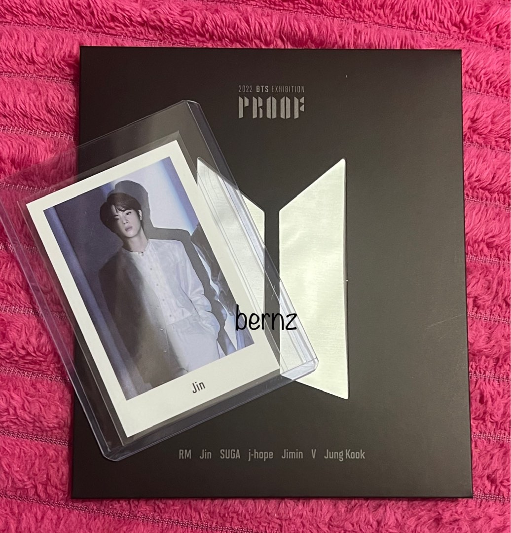 BTS Proof Exhibition Lucky Draw - Jin, Hobbies & Toys, Memorabilia ...