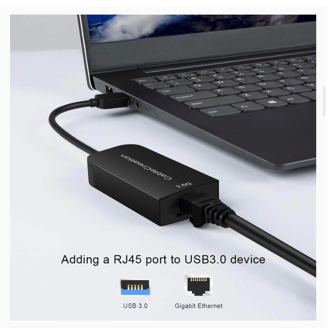CableCreation 2.5G USB Ethernet Adaptor, Computers & Tech, Parts ...