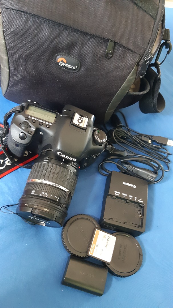 Canon 7D with Original Canon full set, Photography, Cameras on Carousell