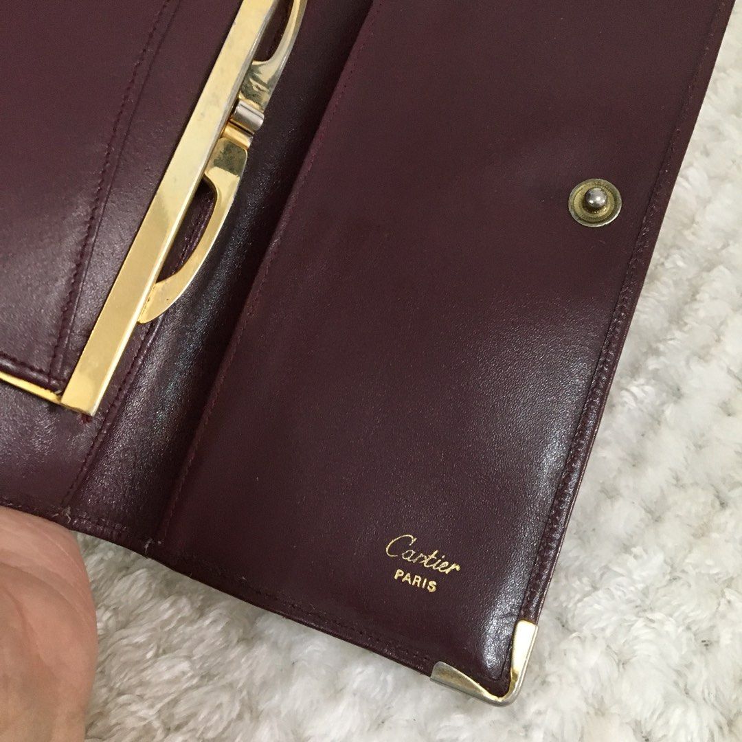 Cartier Original Vintage Long Wallet, Women's Fashion, Bags & Wallets ...