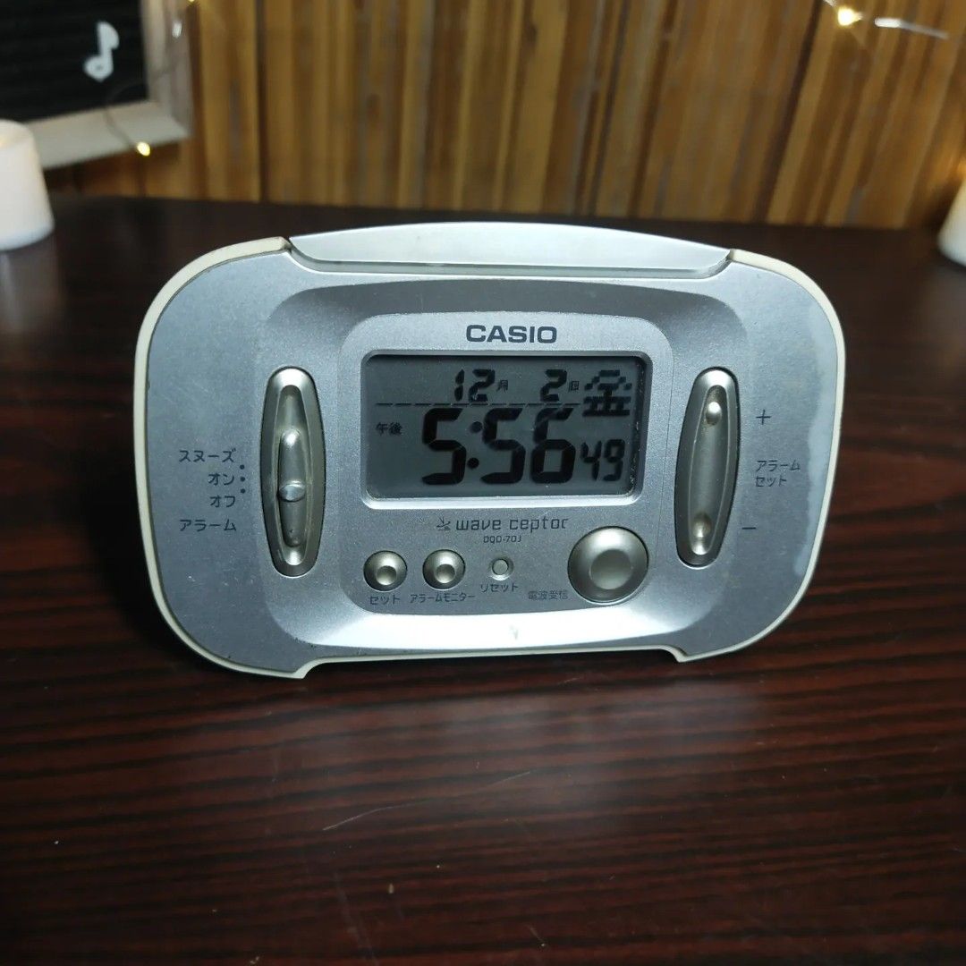 Casio Digital Alarm Clock, Furniture & Home Living, Home Decor, Clocks ...