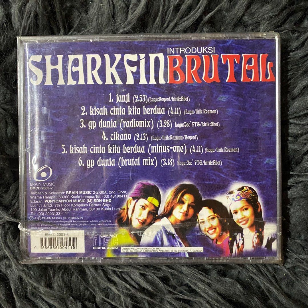 CD SHARKFIN Introduksi Brutal, Hobbies & Toys, Music & Media, CDs ...