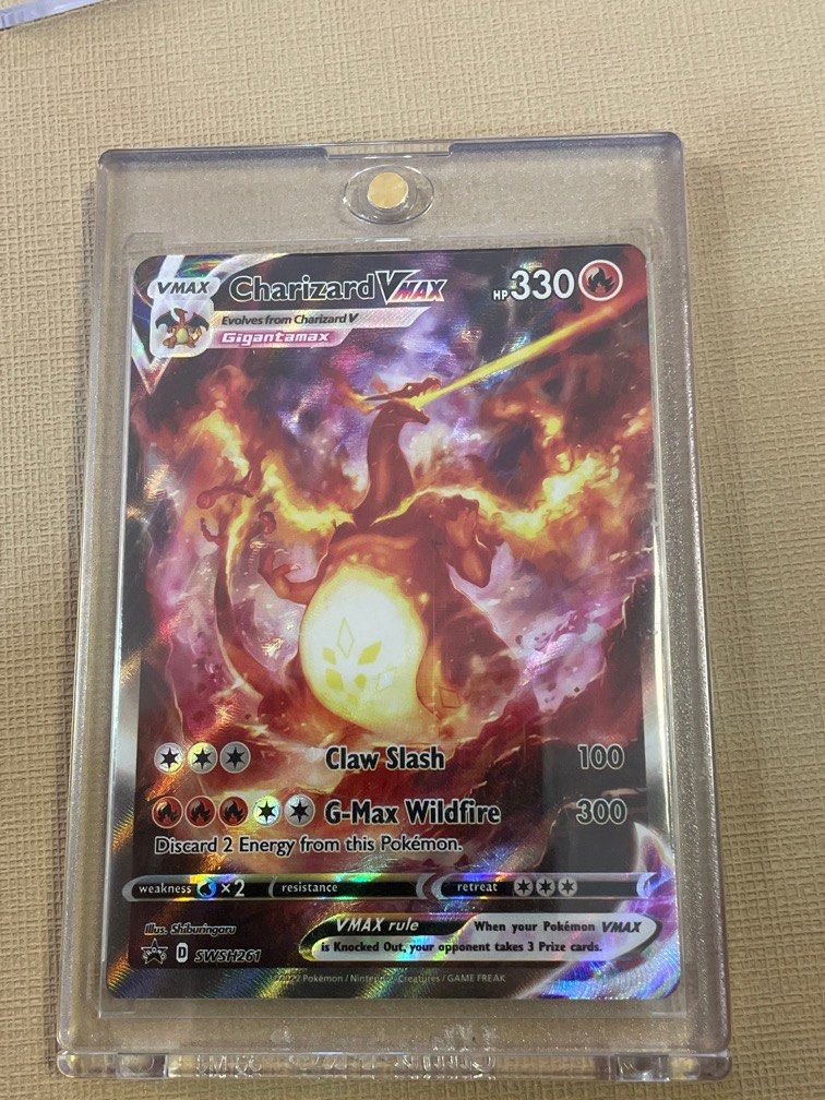 Charizard vmax promo from charizard upc, Hobbies & Toys, Toys & Games ...
