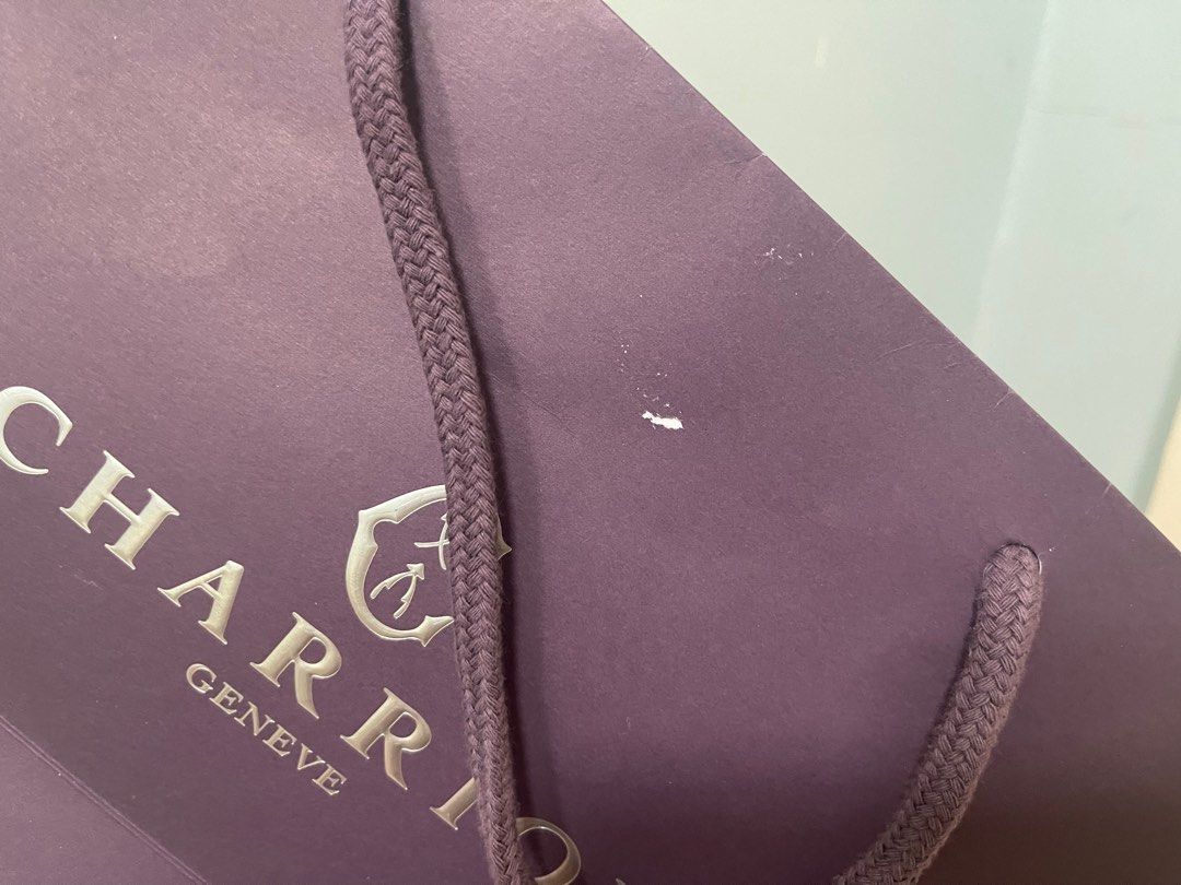 CHARRIOL ORIGINAL PAPER BAG (PAPER BAG ONLY!!!), Luxury, Bags & Wallets ...