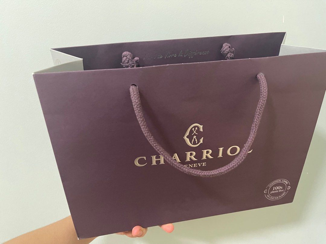CHARRIOL ORIGINAL PAPER BAG (PAPER BAG ONLY!!!), Luxury, Bags & Wallets ...