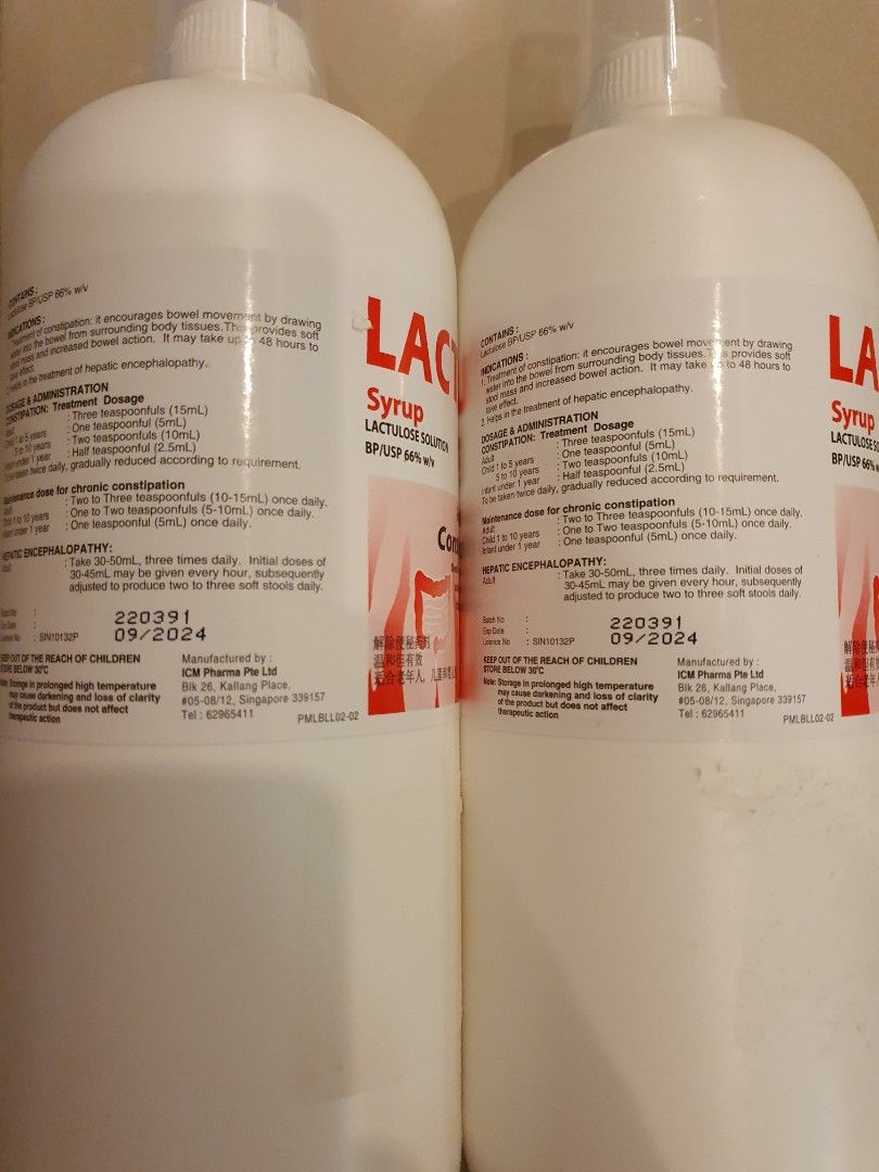 CHEAP LACTUS SYRUP 1000ML, Health & Nutrition, Health Supplements ...