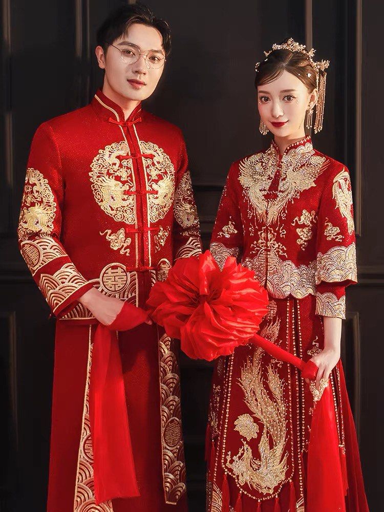 Chinese Wedding Kua, Women's Fashion, Dresses & Sets, Traditional ...