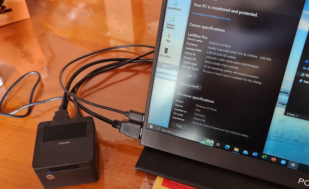 ( Mini PC ) Chuwi Larkbox Pro J4125 | 6GB Ram | 128GB Storage | Win10 ...