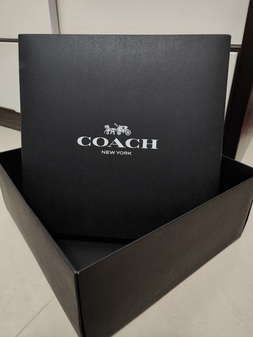 Coach Box (Large) + Paper Bag, Luxury, Bags & Wallets on Carousell