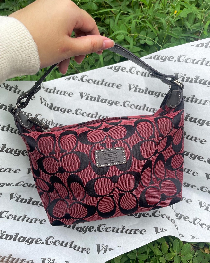 Coach Monogram Baguette, Luxury, Bags & Wallets on Carousell