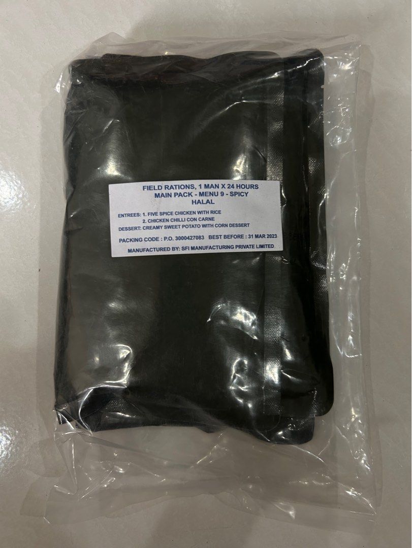 Combat Ration- 24 Hours Main Pack ( New Flavours! ), Food & Drinks ...