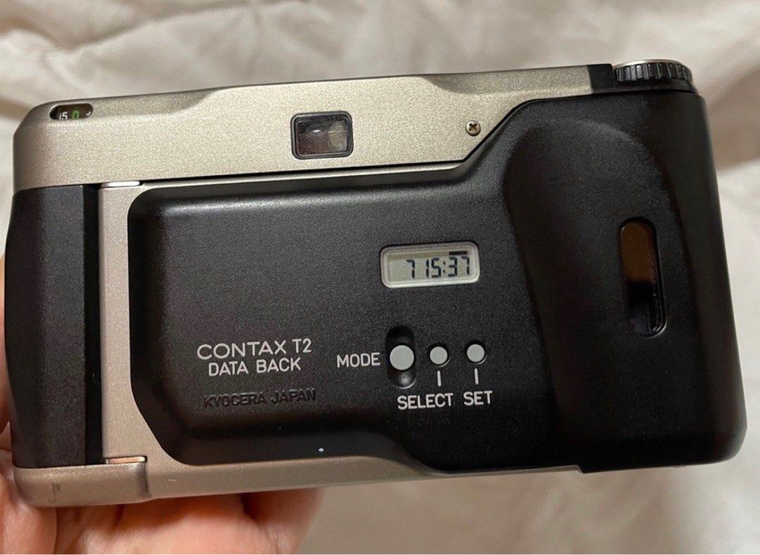 Contax T2 with databack, Photography, Cameras on Carousell
