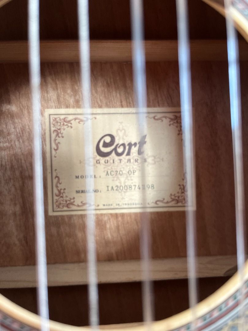 Cort Acoustic Guitar (AC70) with Bag & Stand, Hobbies & Toys, Music ...