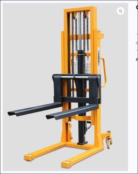 CTY-D1T-II MANUAL PALLET STACKER 2 STAGE MAST 2 METER 1000 KGS CAP ...