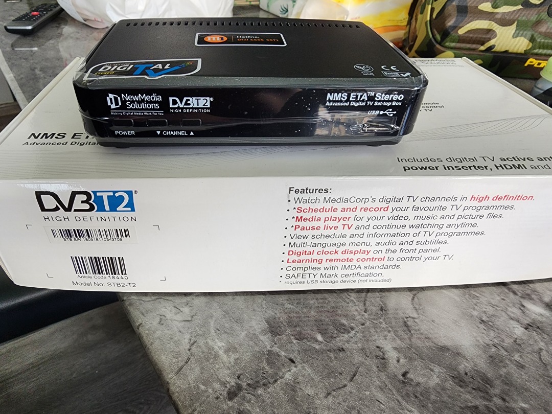 Digital Receiver DVB-T2, TV & Home Appliances, TV & Entertainment ...