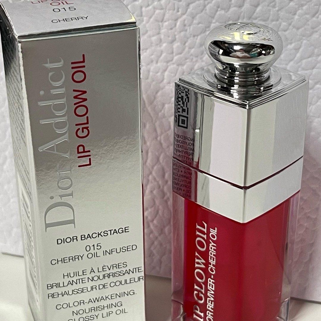 Dior Lip Glow Oil 015 Cherry, Beauty & Personal Care, Face, Makeup on ...