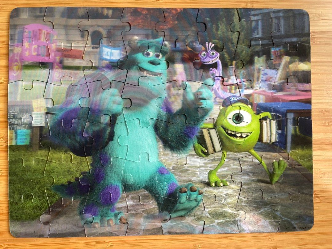Disney Pixar Monsters Inc Puzzle (48 piece), Hobbies & Toys, Toys ...