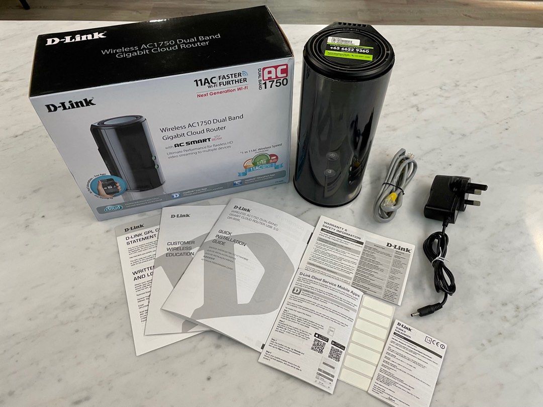 D-Link AC1750 Dual Band Gigabit Wi-Fi Router, Computers & Tech, Parts ...