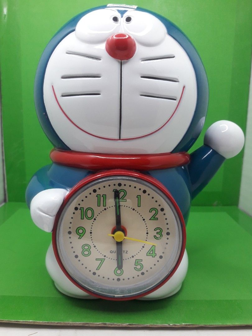 Doraemon Clock 6.5inches height Animation International, Hobbies & Toys ...