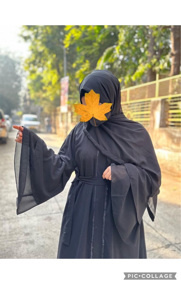 Double Layered Abaya, Women's Fashion, Muslimah Fashion, Dresses on ...