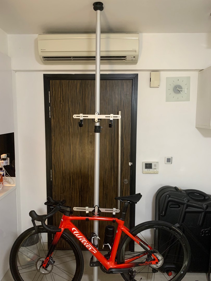 Dual bicycle tower rack/ rack holder/ bike stand/ bike pole/ bike rack ...