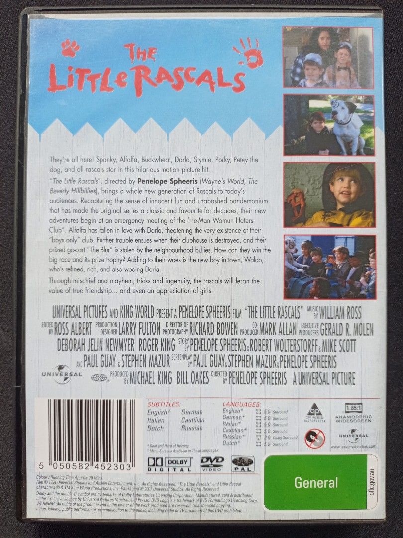 DVD The Little Rascals, Hobbies & Toys, Music & Media, CDs & DVDs on Carousell