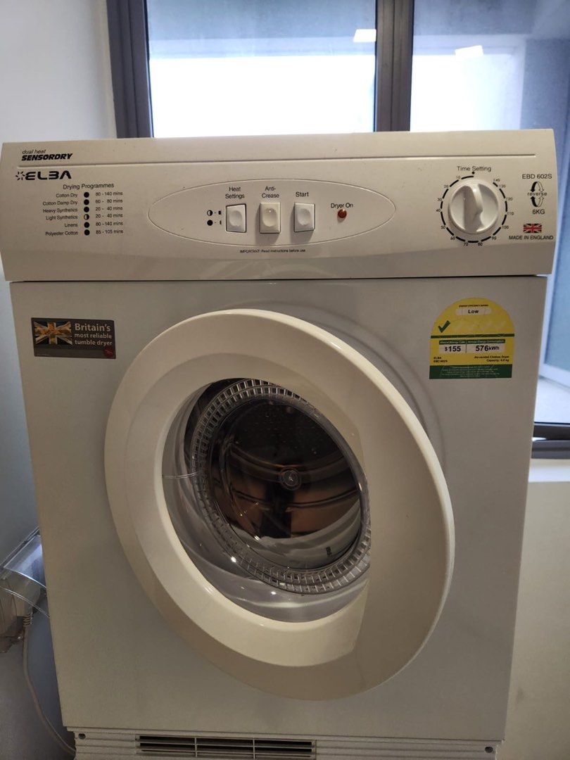 Elba front load washing machine 6kg and Elba dryer 6kg, TV & Home ...