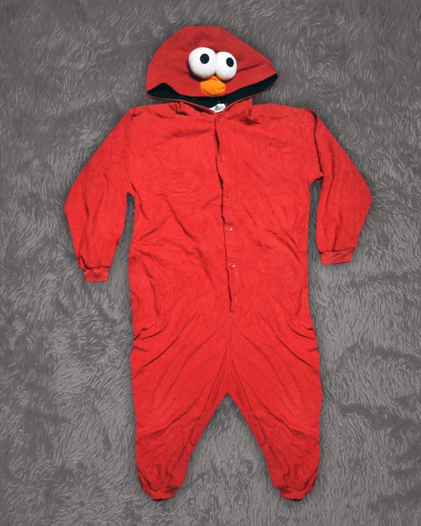 Elmo Costume, Men's Fashion, Coats, Jackets and Outerwear on Carousell