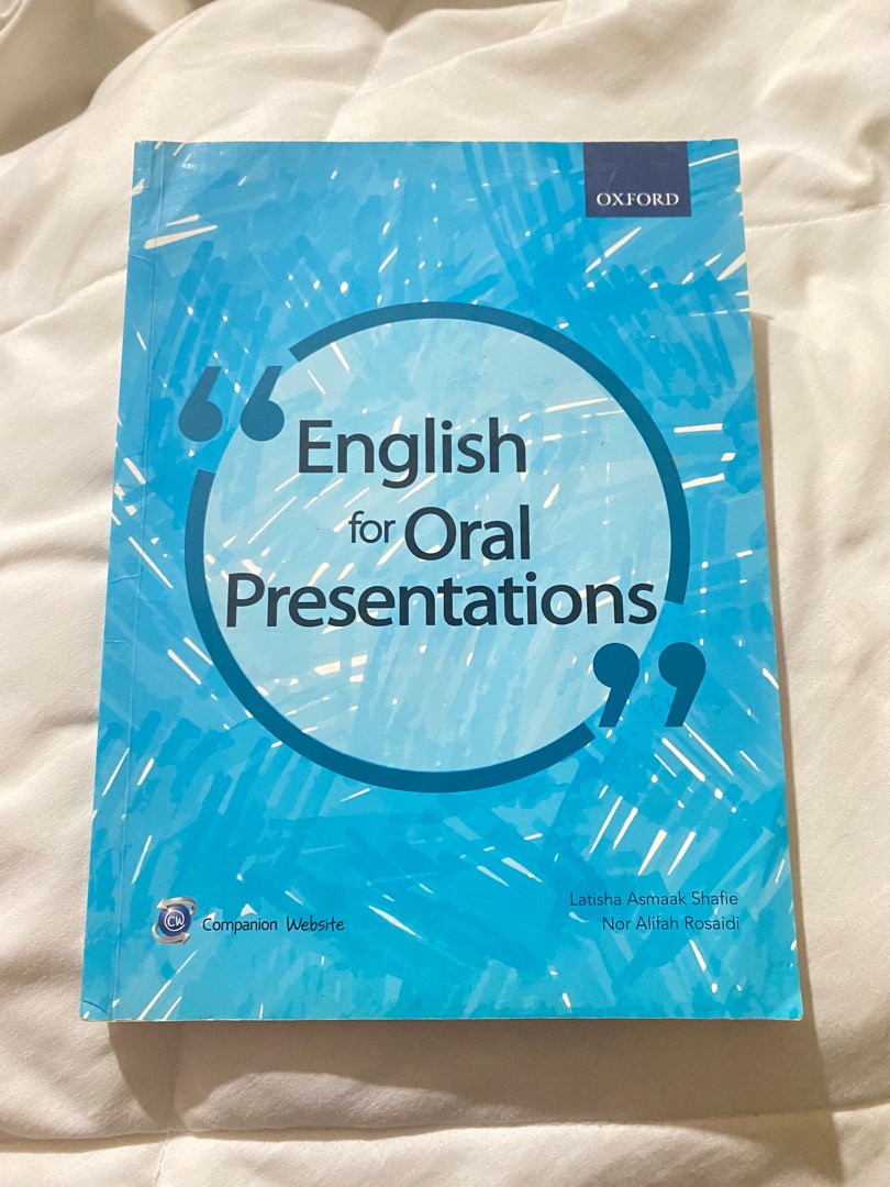 ENGLISH FOR ORAL PRESENTATIONS, Hobbies & Toys, Books & Magazines ...
