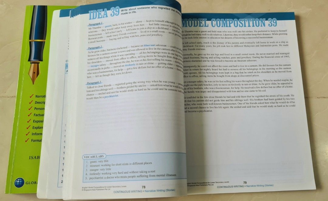 English Model Compositions for Lower Secondary Levels (SAP Ed ...