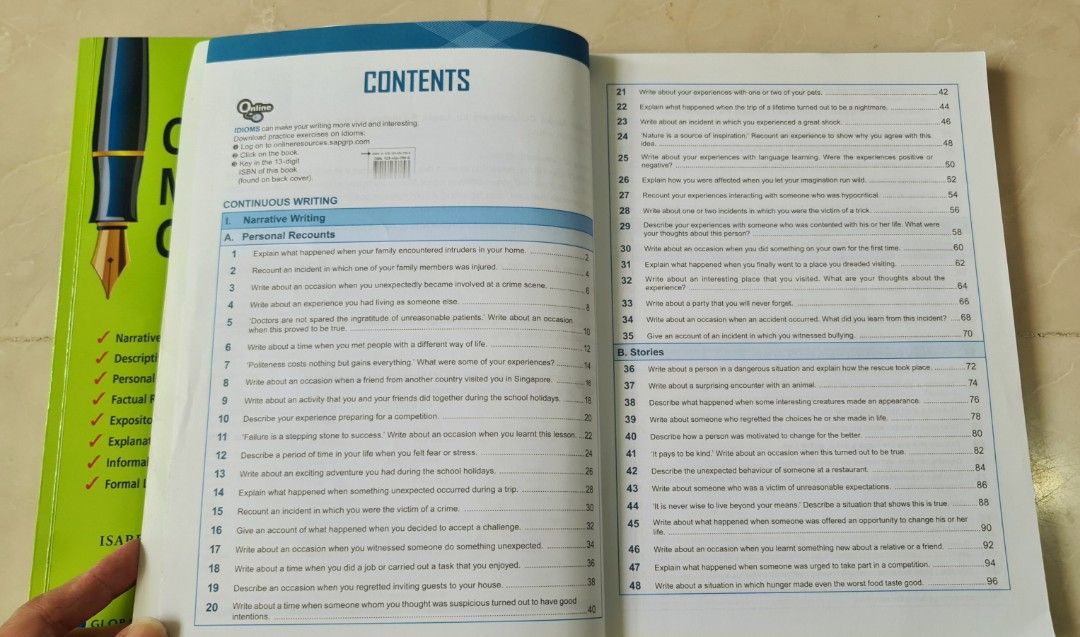 English Model Compositions for Lower Secondary Levels (SAP Ed ...