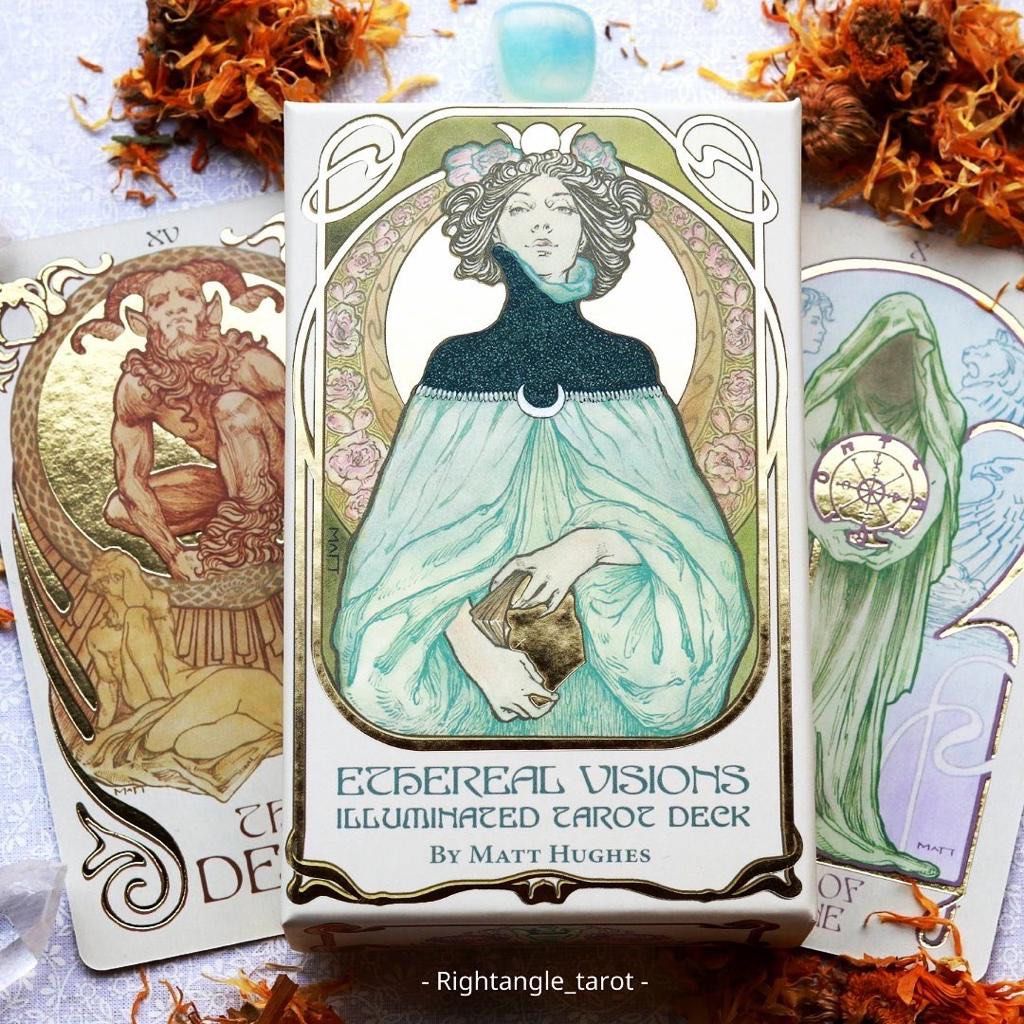 Ethereal Visions: Illuminated Tarot Deck, 其他, 其他 - Carousell