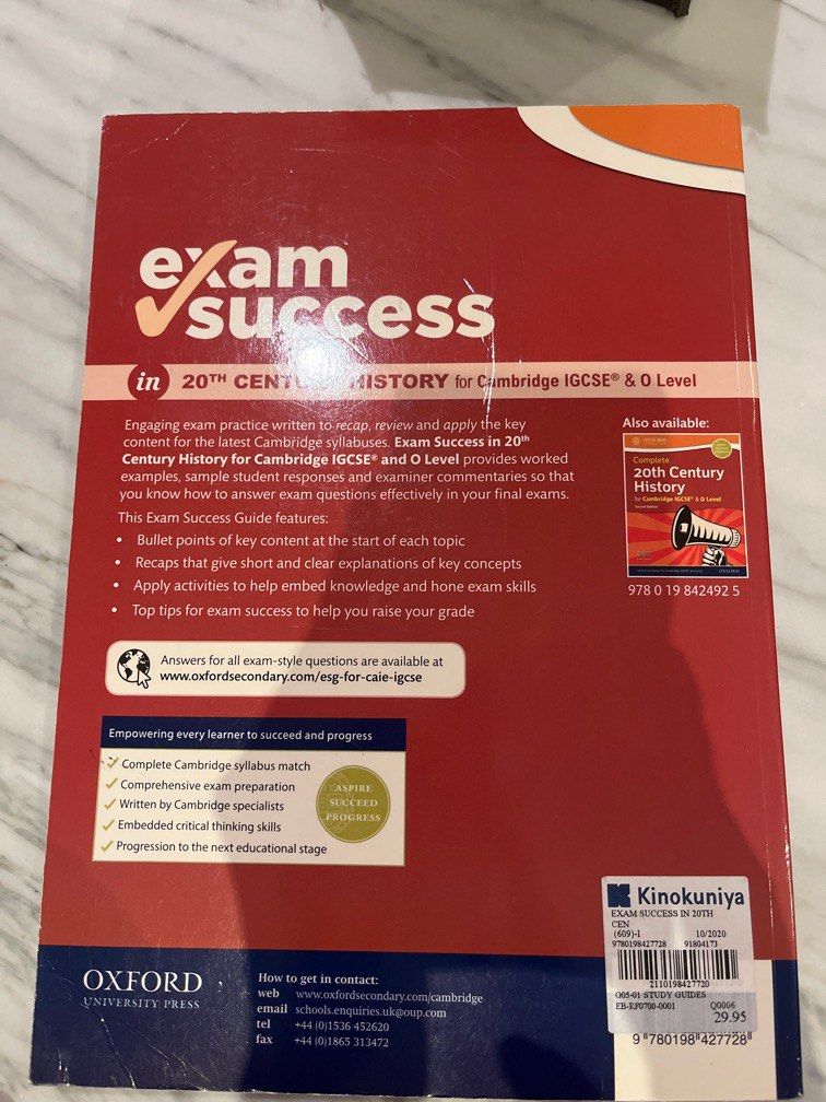 Exam Success in 20th Century History for Cambridge IGCSE and O-Level ... Exam Success in 20th Century History for Cambridge IGCSE and O-Level ...
