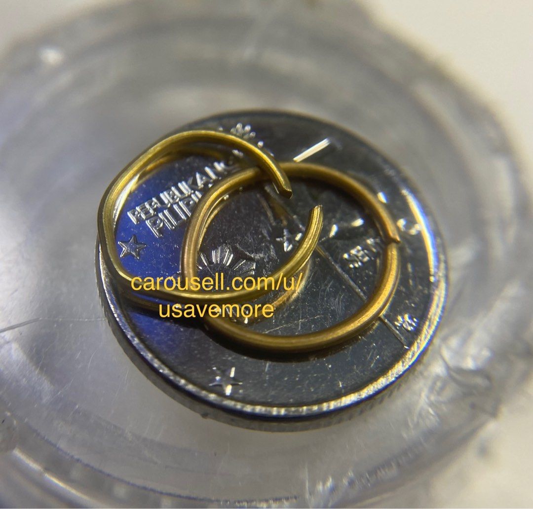 Excavated Gold Barter Rings Ancient Philippines 2pcs, Hobbies & Toys ...